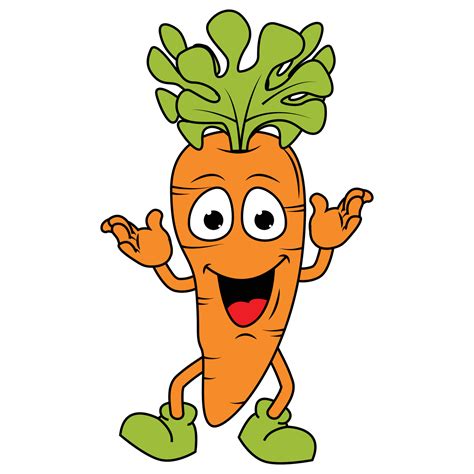 Cute Carrot Cartoon Illustration Graphic 16078303 Vector Art At Vecteezy