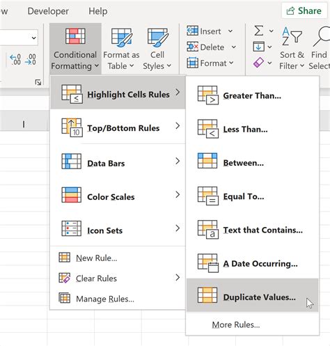 Identifying Duplicate Data And Extracting Unique Values Excelhappy