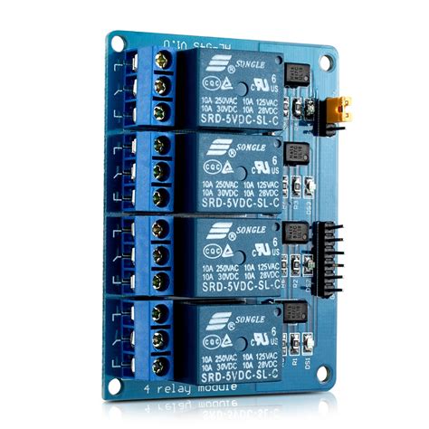 Set 3 Module Releu Cu 4 Canale 5v Pentru Arduino Raspberry Pi Kwmobile Multicolor Componente