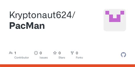 Github Kryptonaut624pacman