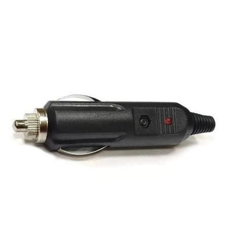 Штекер в прикуриватель 12В 24В 10А предохранитель индикатор включения купить по низкой цене с