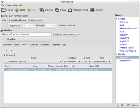 How To Encode Movies Videos Using Handbrake On Linux Unixmen