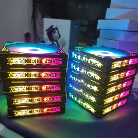 Custom Onepiece Logo Silent 5v3pin Argb Pwm 4pin Computer Case 120mm Rgb Pc Case Cooling Fan