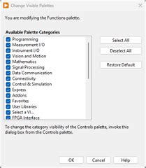 Palette LabVIEW Wiki