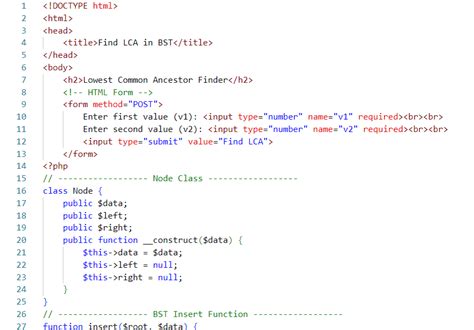 Finding The Lowest Common Ancestor Lca In A Binary Search Tree With Php A Step By Step Guide