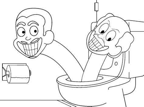 Kolorowanka Skibidi Toilet 23 Kolorowanki