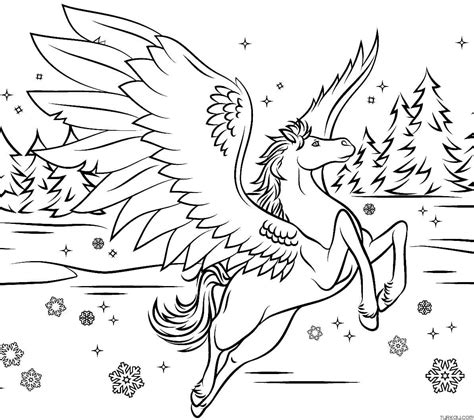 Pegasus Coloring Pages