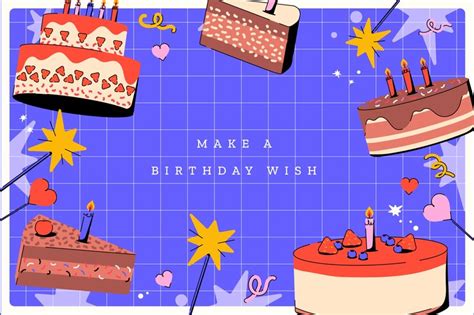 손으로 그린 생일 축하 배경 무료 벡터