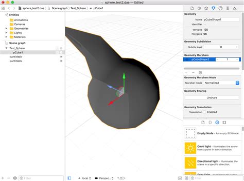 Xcode Scenekit Creates Visual Artifacts On Collada Dae Morphs Stack Overflow