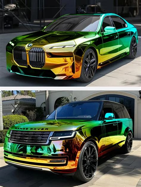 Vinilo Wrap Camaleón Metalizado Verde Naranja Vinilos Wrap