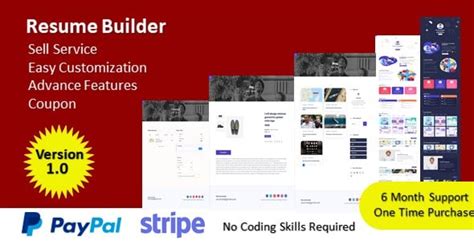 cv builder plugins code and scripts codecanyon