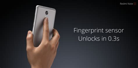 Xiaomi Release Its First Fingerprint Enabled Smartphone The Redmi Note3 Innovation Village