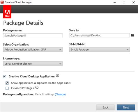 Create Packages With Serial Number Licenses