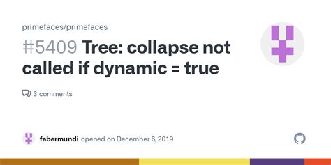 Tree Collapse Not Called If Dynamic True · Issue 5409 · Primefacesprimefaces · Github