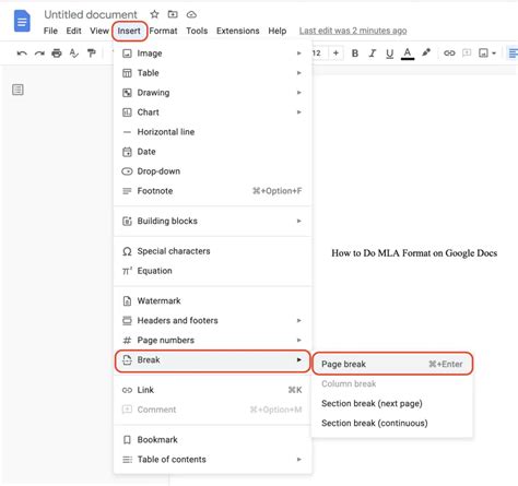 How To Do Mla Format On Google Docs Vegadocs