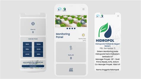 Sistem Monitoring Pada Hidroponik Farm Polibatam Berbasis Iot