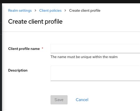 Ux Review Client Policies Profile Creation Cancel Button Should Be The Link Button Style