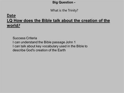 Re Smart And Ppt What Is The Trinity Digging Deeper 6 Lessons And Resources Based On Uc Re