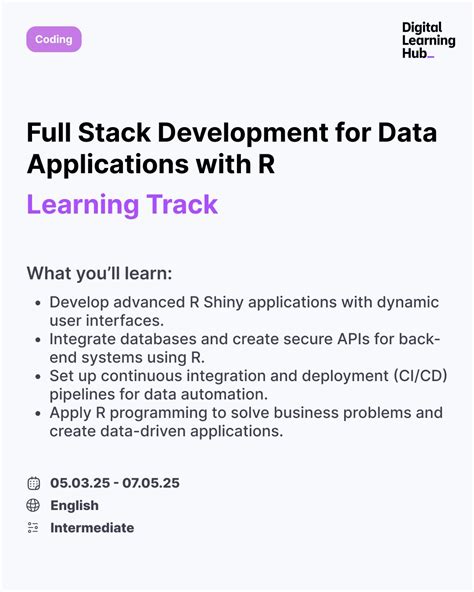 digital learning hub luxembourg on linkedin 🚀 full stack development for data applications with