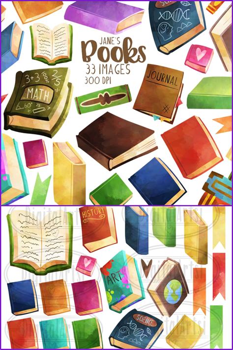 Resource Book Clipart Cute