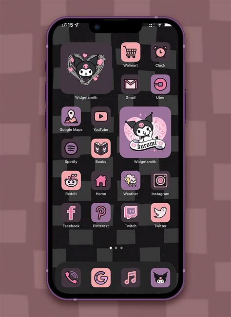 Kuromi App Icons Sanrio Aesthetic App Icons For Ios14 And Android