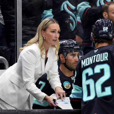 Nhls First Female Coach Goes Viral During Seattle Krakens Season