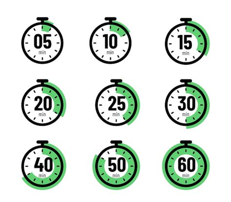 Premium Vector Timer Icons Mega Set Cooking Timers Vector