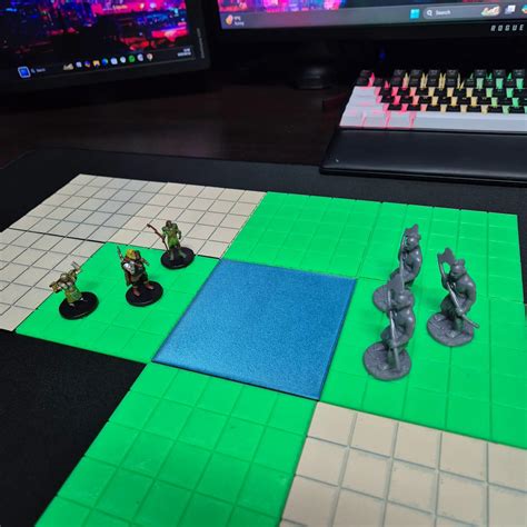 Board Games And Card Games Stl Download Dnd Grid Setby Shadowformstudio