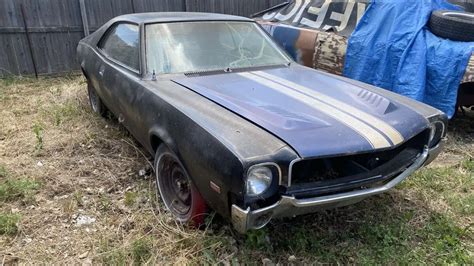 1968 Amc Javelin Black For Sale