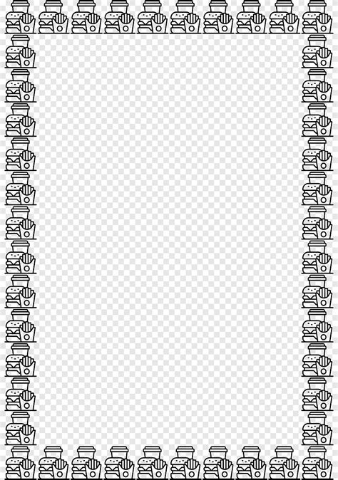프레임 직사각형 가장자리 테두리 음식 Png Pngegg