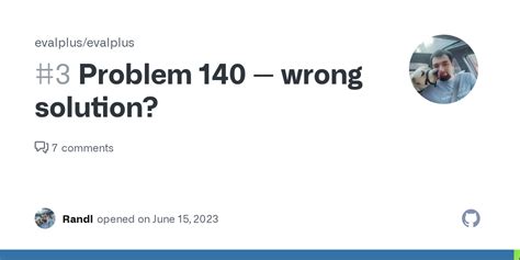Problem 140 Wrong Solution · Issue 3 · Evalplusevalplus · Github