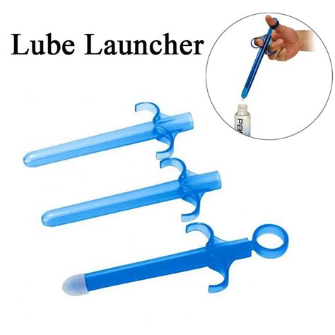 Anal Lube Applicator Syringe Personal Lubricant Launcher For Intimate Use Reusable Lube Tube