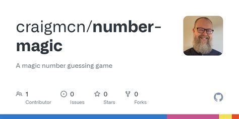 Github Craigmcnnumber Magic A Magic Number Guessing Game