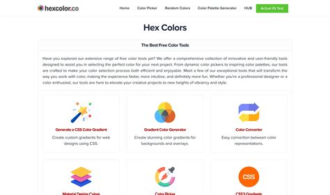 Hex Colors Html Color Codes Fountn