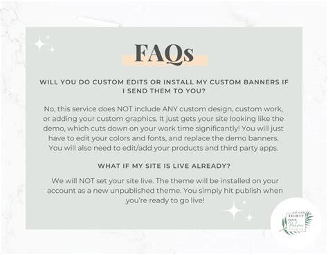 Shopify Website Installation Thirty One Palms Studio