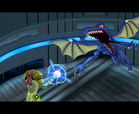 Samus Vs Ridley By Largestupidity On Deviantart