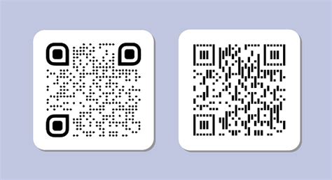 바코드 또는 Qr 코드 스캔용 코드가 있는 직사각형 태그입니다 무현금 결제 단축된 링크 디지털 및 전자 화폐 평면 벡터 일러스트 레이 션 Qr코드에 대한 스톡 벡터 아트 및