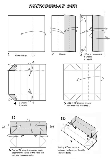 Francis Ows Origami Diagrams Rectangular Box