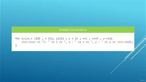 005 For Loop Multiple Declarations Youtube