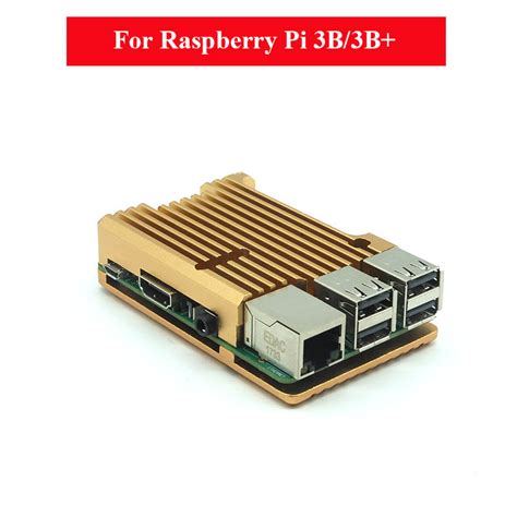 Dual Fans Raspberry Pi 4 Model B 3B 3B 4 Color Al Vicedeal