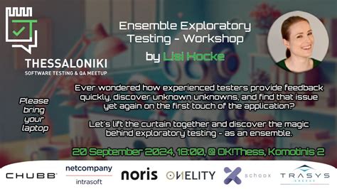 thessaloniki software testing and qa meetup on linkedin dear members of