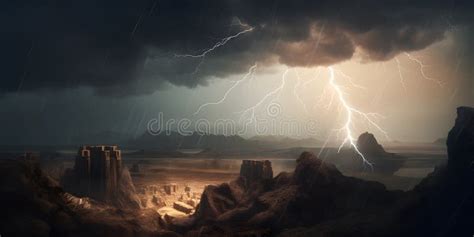 Travel Adventure Exploration Dynamic Lightning Generative Ai Stock Image Image Of Dynamic