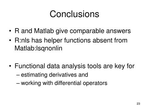 Ppt Functional Data Analysis In Matlab And R Powerpoint Presentation