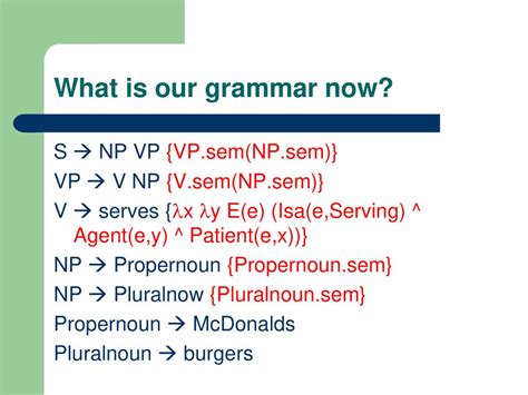 cs 4705 semantic analysis syntax driven semantics ppt download