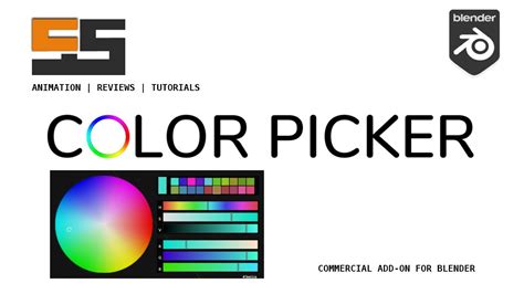 Blender Add On Review Color Picker Widget Commercial Youtube