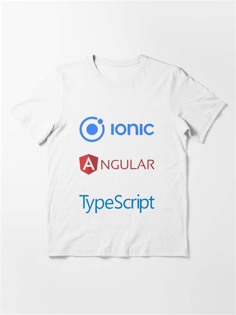 Ionic Angular Typescript Set T Shirt For Sale By Yourgeekside