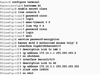 quot REDES VIRTUALES Actividad 3 Comandos básicos de CLI del router