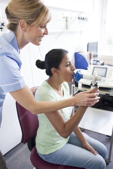 Lung Function Test Stock Image C019 3821 Science Photo Library