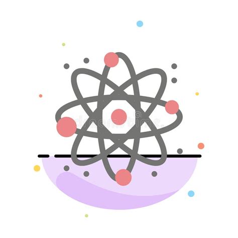 Physics React Science Abstract Flat Color Icon Template Stock Vector Illustration Of