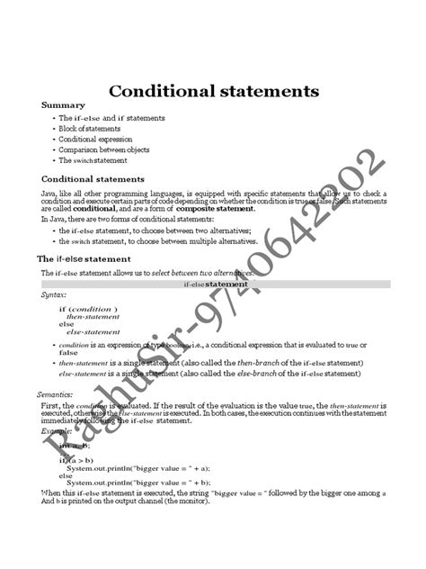 conditional statements if else statement download free pdf control flow boolean data type